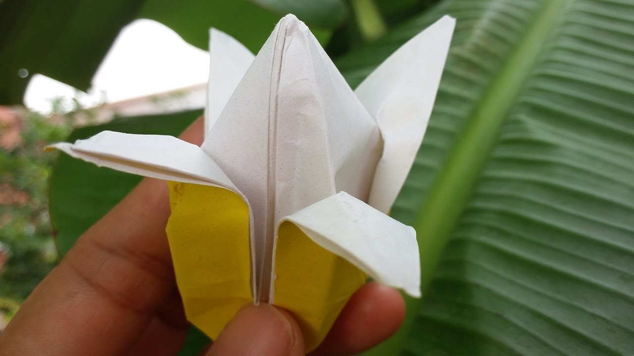 Origami banana 3D - Thaitrick